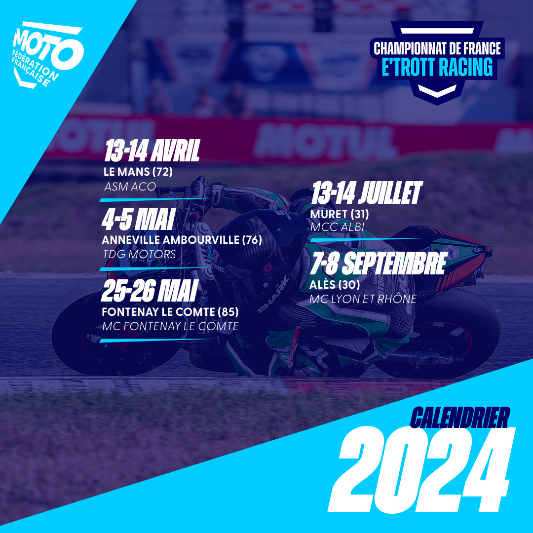 Championnat de France E’Trott Racing 2024 | FFMoto